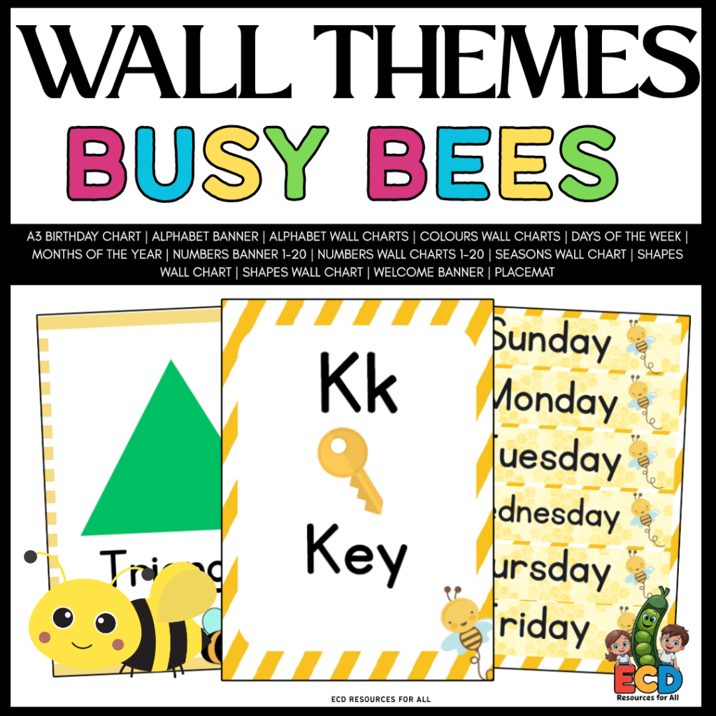 Cute theme charts – ECD resources for all