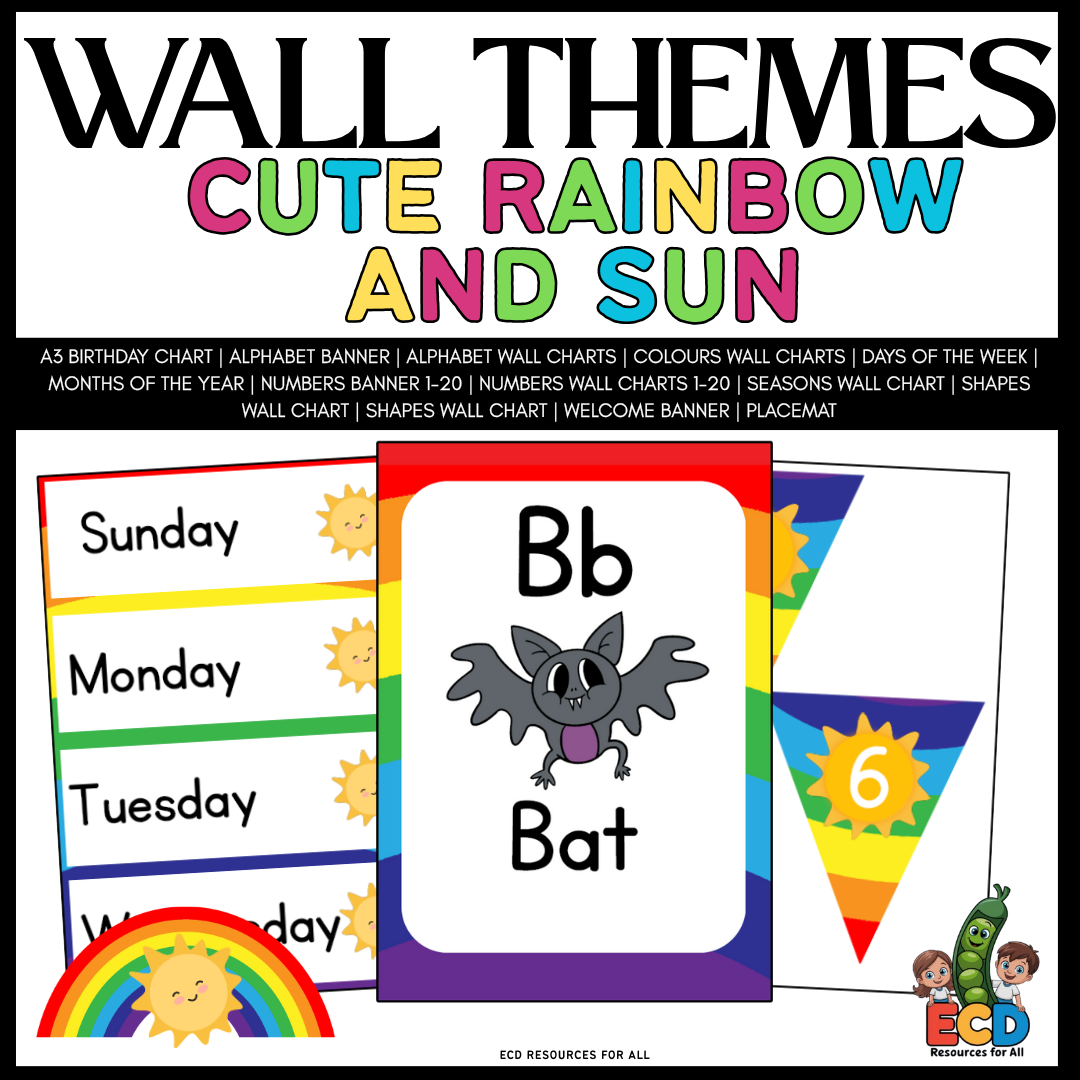 Cute theme charts – ECD resources for all