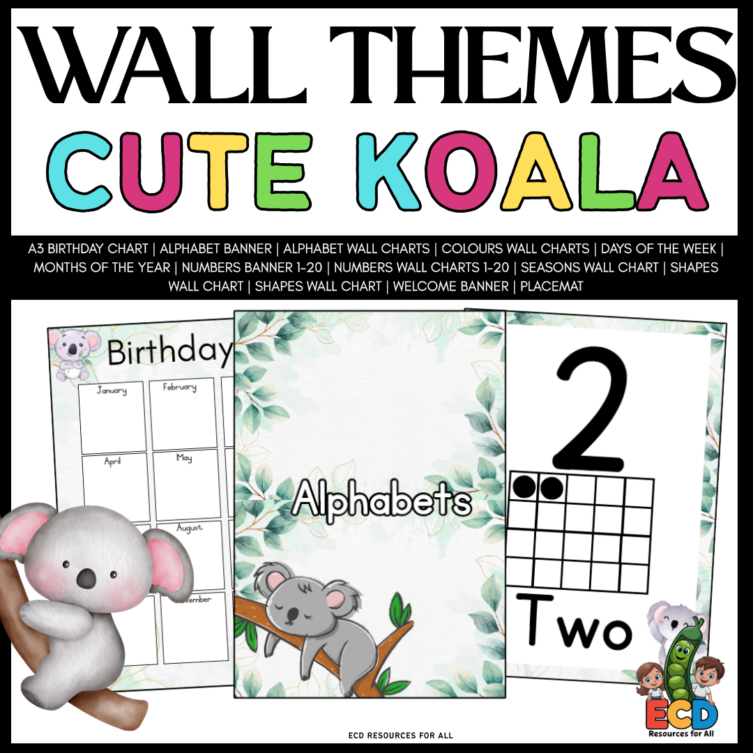 Cute Koala Theme – ECD resources for all