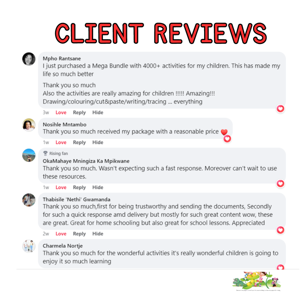 3-7 years, grade rr and grade R Mega Bundle! EVERYTHING YOU NEED – ECD ...