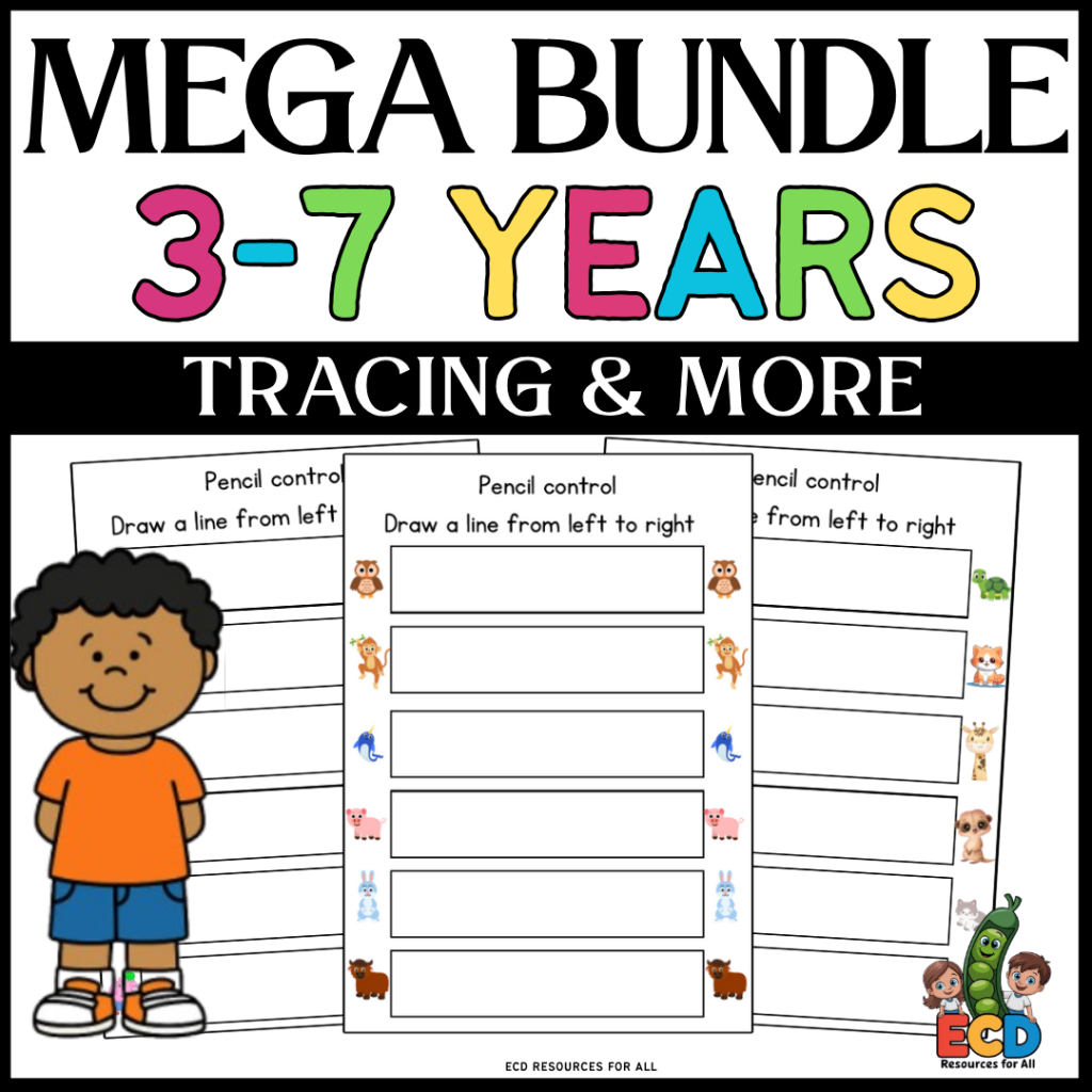 3-7 years, grade rr and grade R Mega Bundle! – ECD resources for all