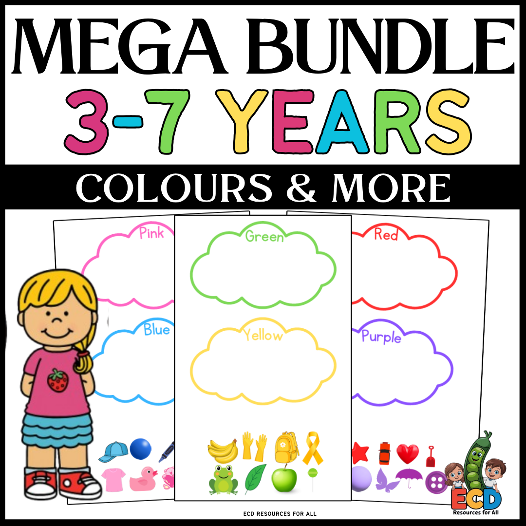 3-7 years, grade rr and grade R Mega Bundle! – ECD resources for all