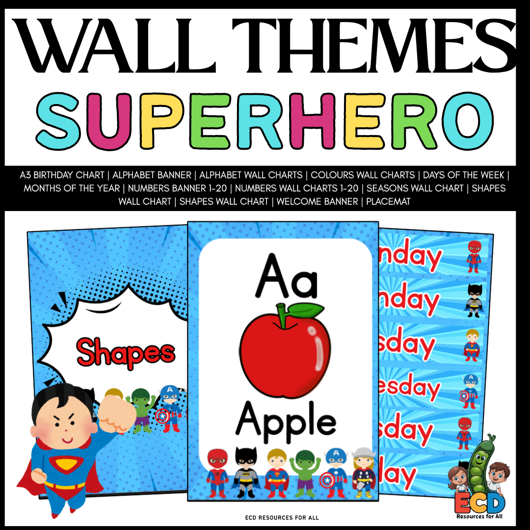 Cute theme charts – ECD resources for all