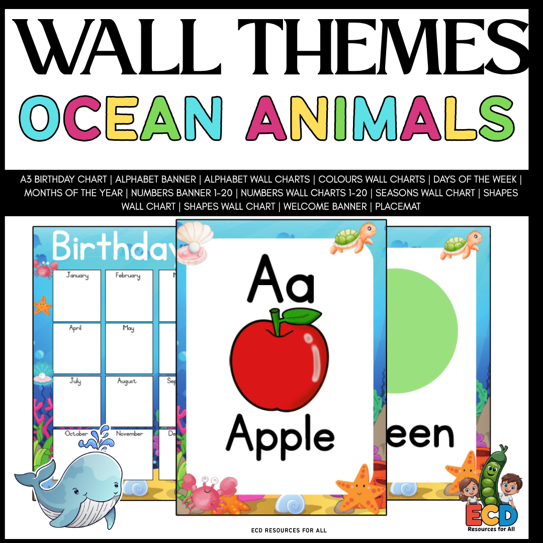 Ocean animals theme – ECD resources for all