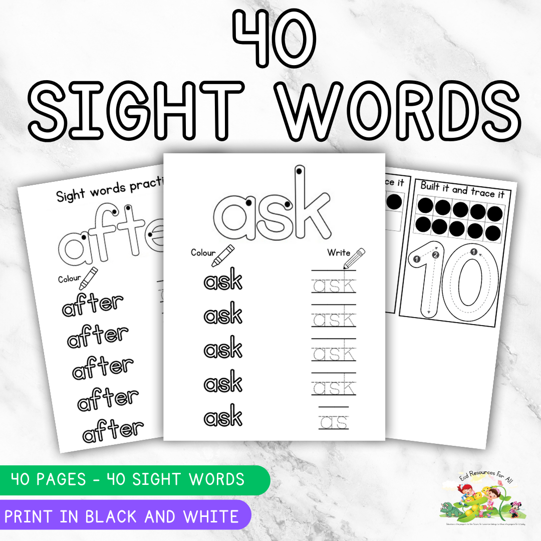 Sight words – ECD resources for all