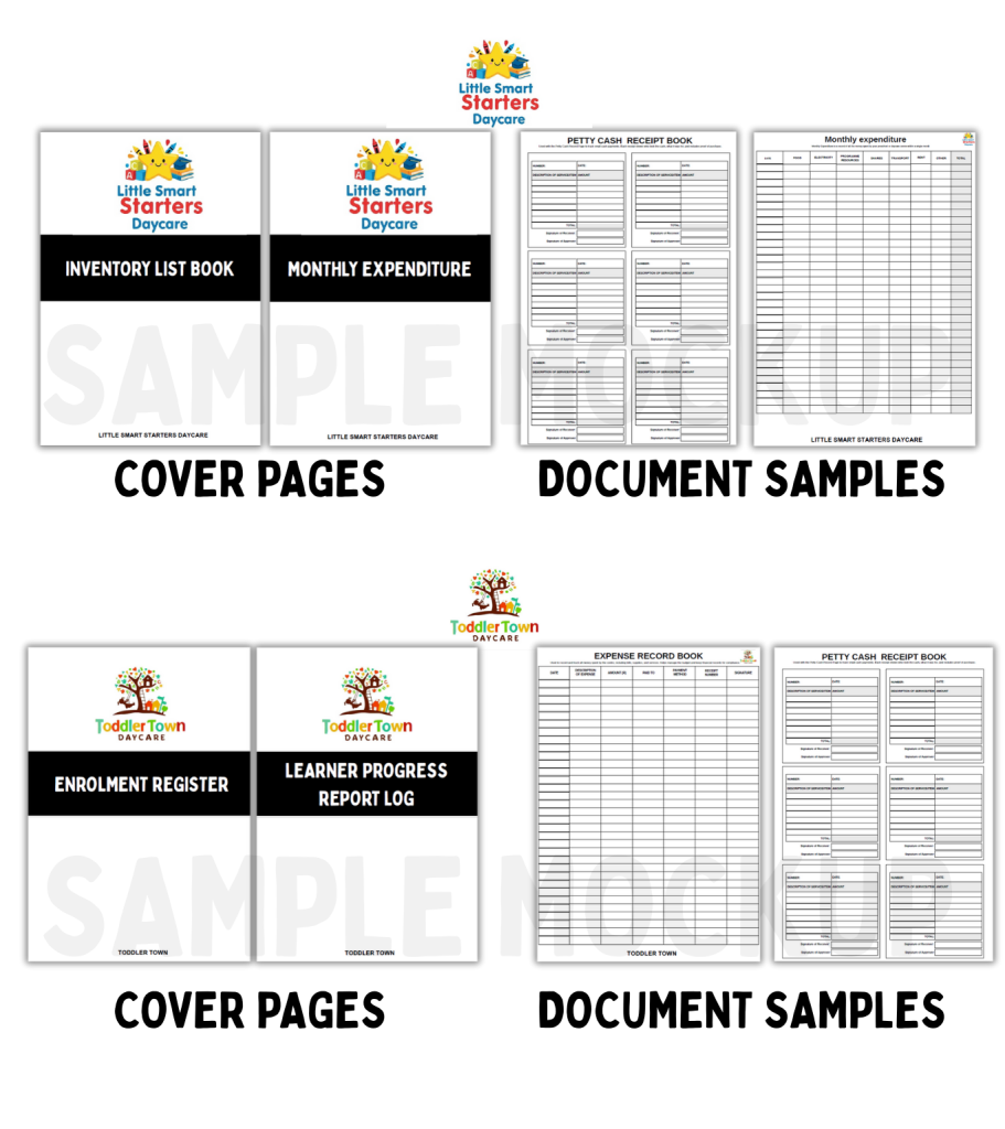 Admin/finance editable document – ECD resources for all