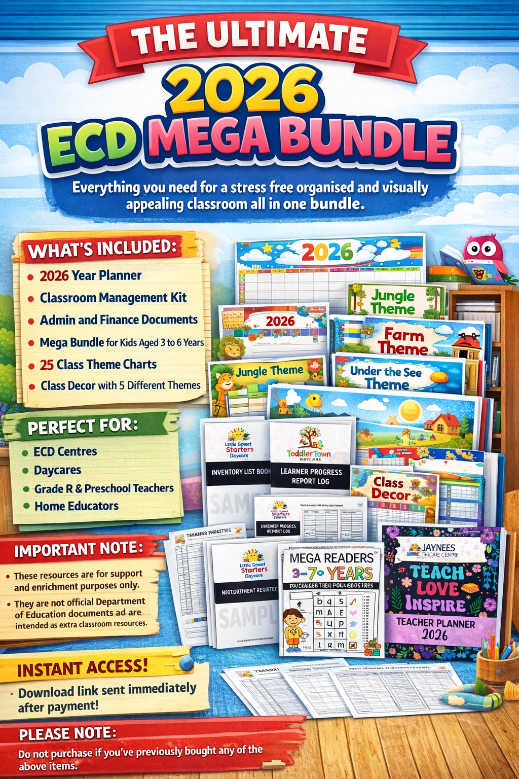 THE ULTIMATE 2026 ECD MEGA BUNDLE – ECD resources for all